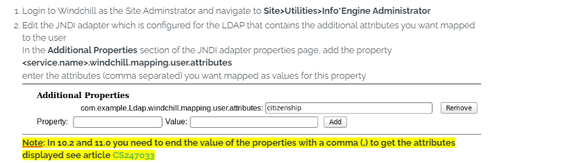 Windchill User Create - Custom Attributes - PTC Community