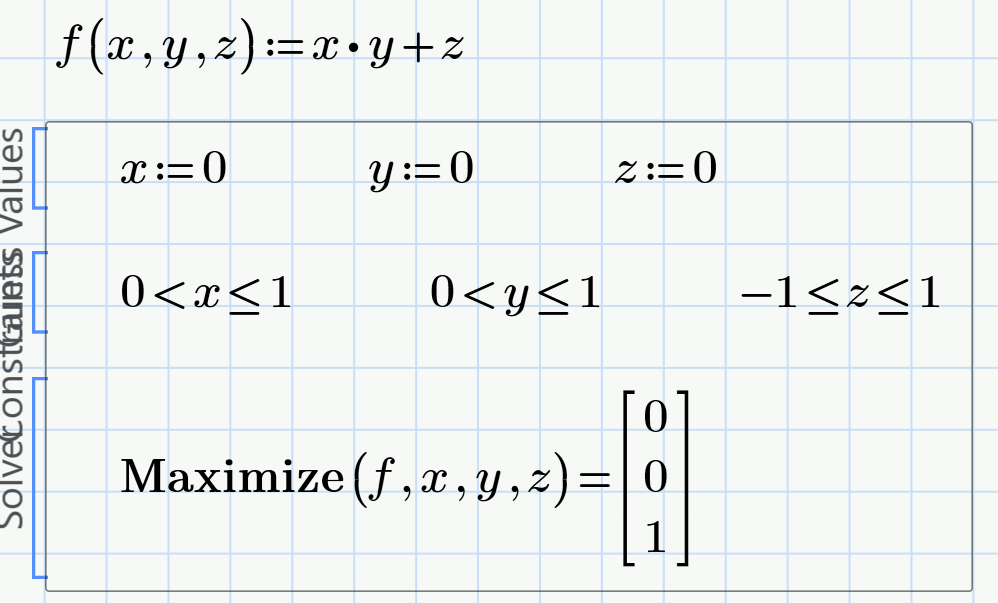 Solved: maximize/minimize does not find the max/min Mathca... - PTC ...