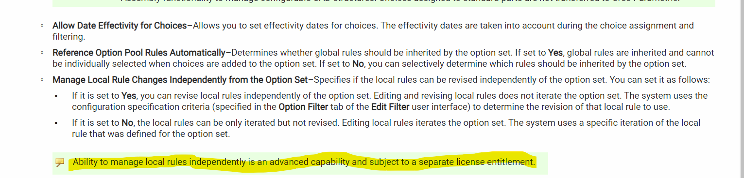 Solved: In new Option Set wizard "Manage Local Rule Change... - PTC Community