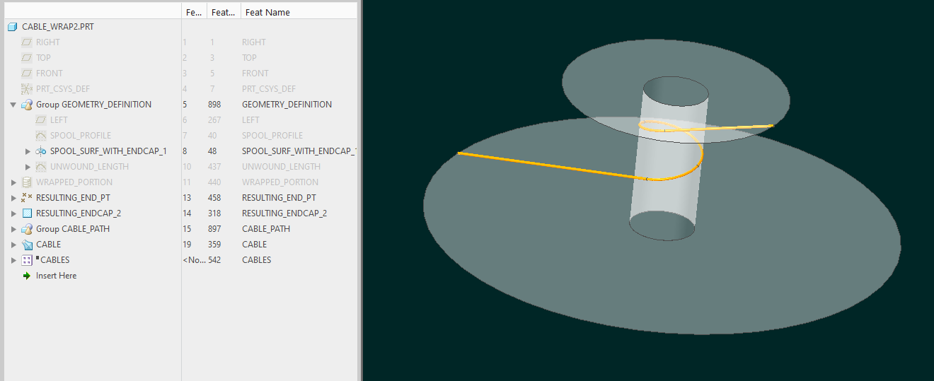 Solved: Warping a curve in a cylindrical surface - PTC Community