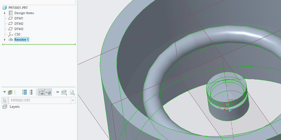 Solved: Revolve result is not smooth - PTC Community