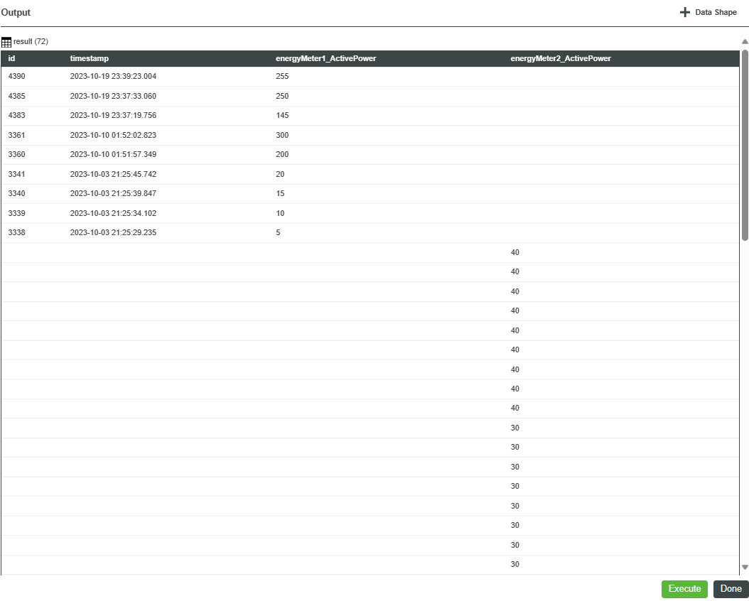 Combining 10 Infotable and create one infotable - PTC Community