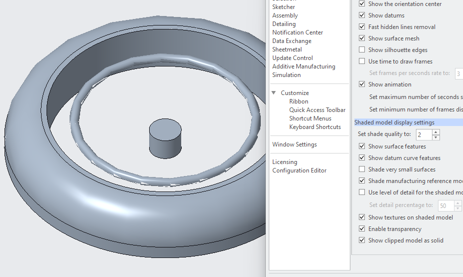 Solved: Revolve result is not smooth - PTC Community
