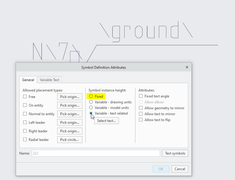 Solved: Surface symbol text size 3D Annotation - PTC Community