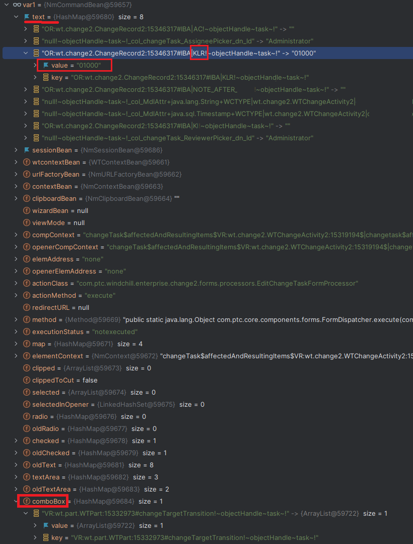 Persisting Combobox value on AffectedItemData Link - PTC Community