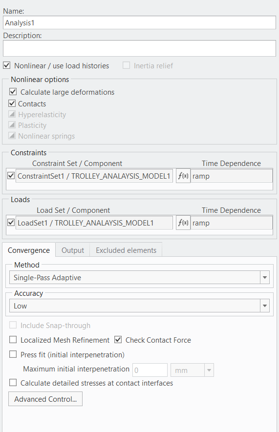 Creo Simulate Contact Analysis Issue Ptc Community