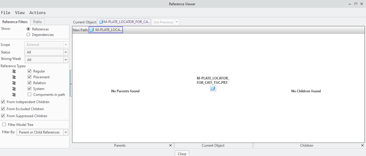 Reference viewer is acting weirdly? - PTC Community