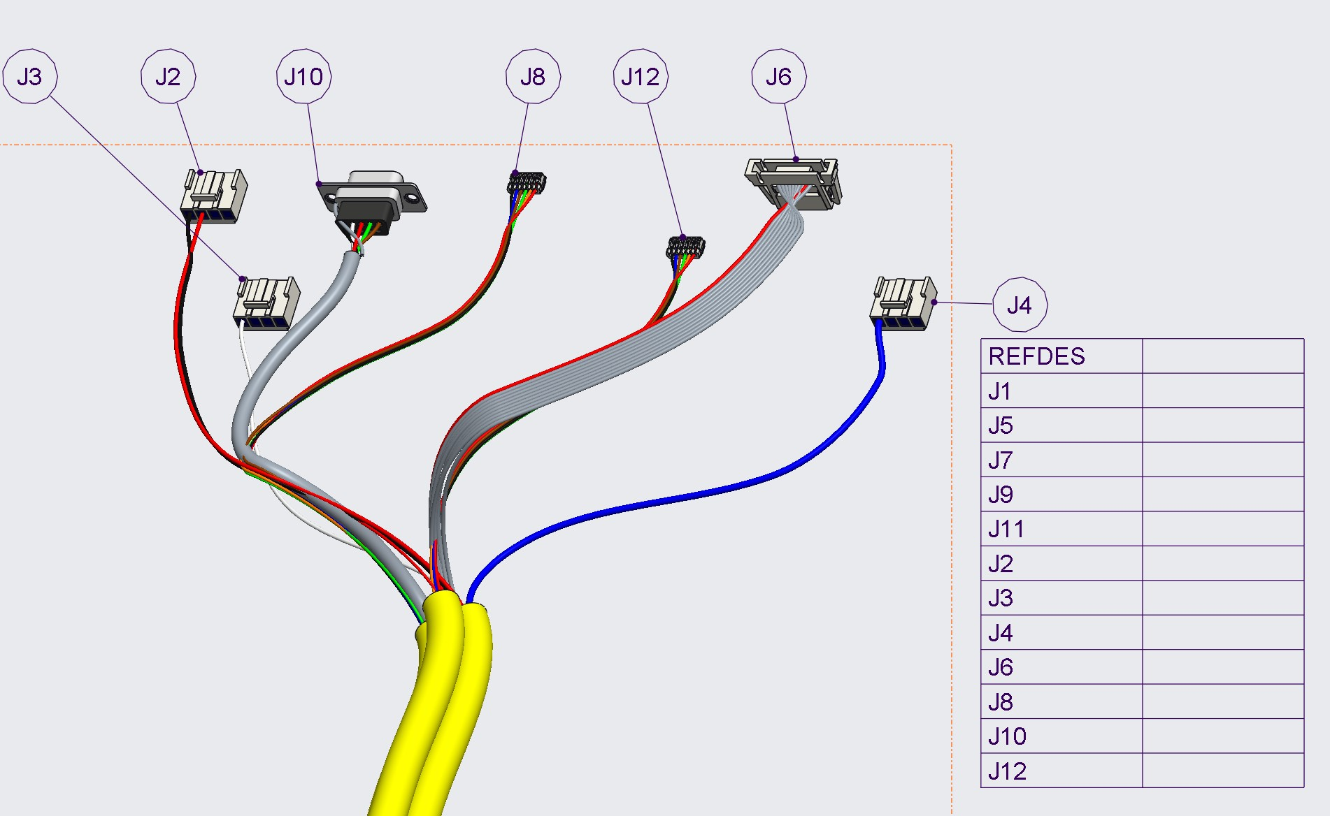 Cabling harness parameter as bom position - PTC Community
