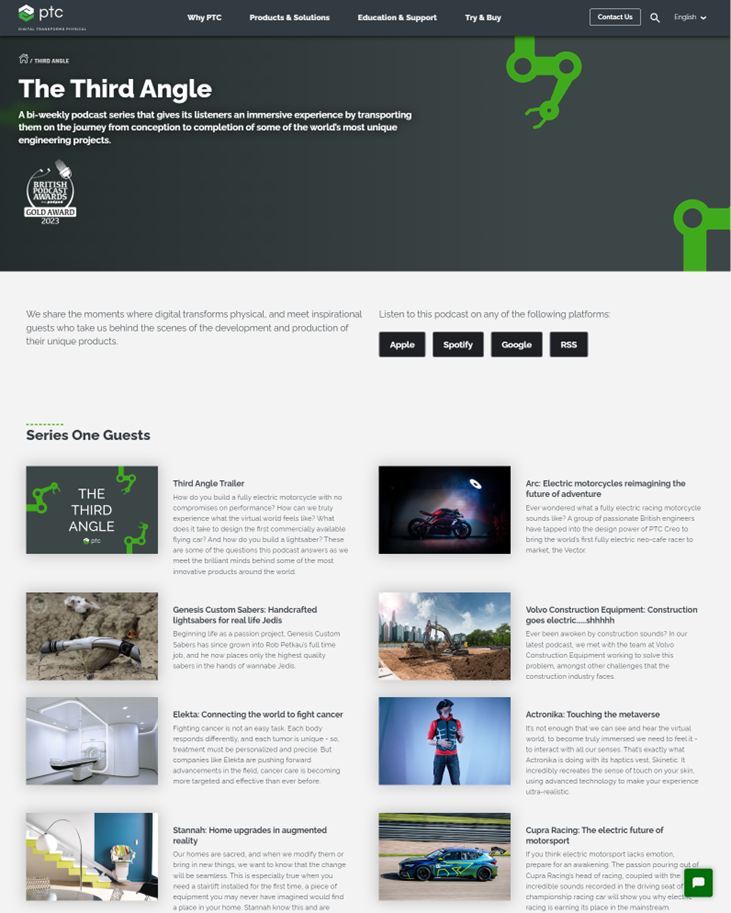 PTC Podcast: The Third Angle - PTC Community