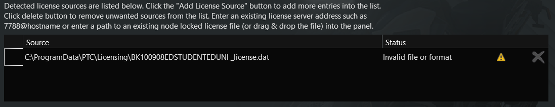 license error - PTC Community