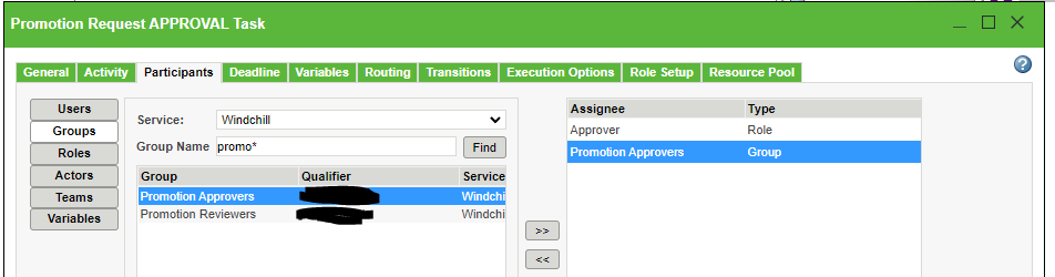 How to set Default Reviwer and Approver for promot... - PTC Community