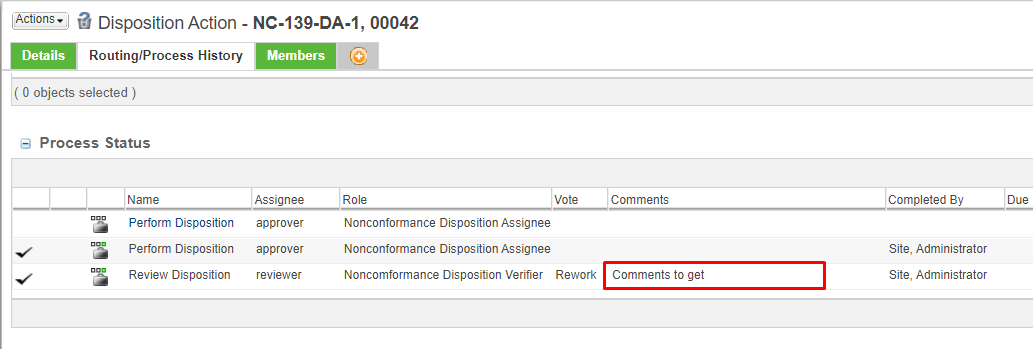 How to get Review Comments in workflow - PTC Community