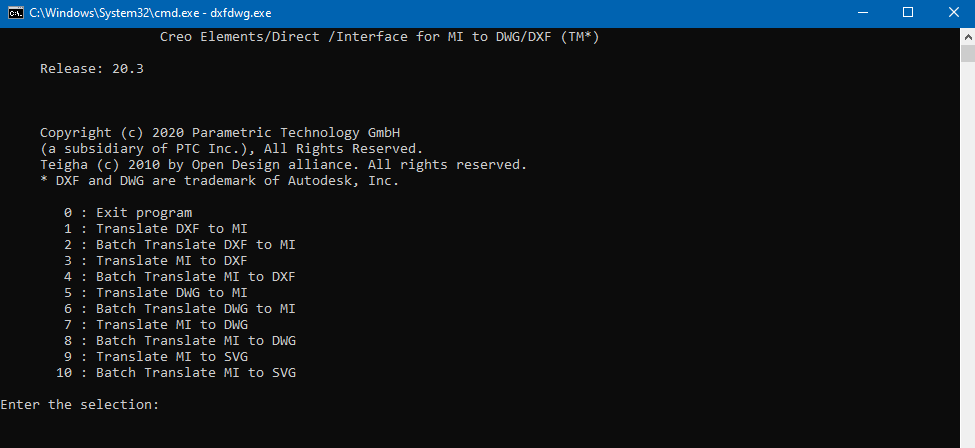 Solved: Best way to convert .mi file to .dwg - PTC Community