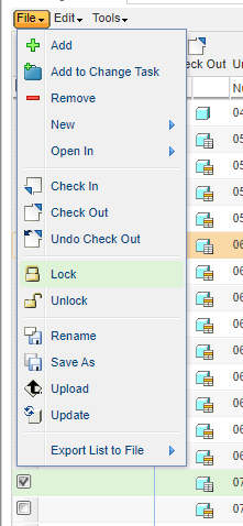 How to enable lock file and unlock file in my creo... - PTC Community