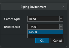 Solved: Bend radius pick list in spec driven piping greyed... - PTC Community