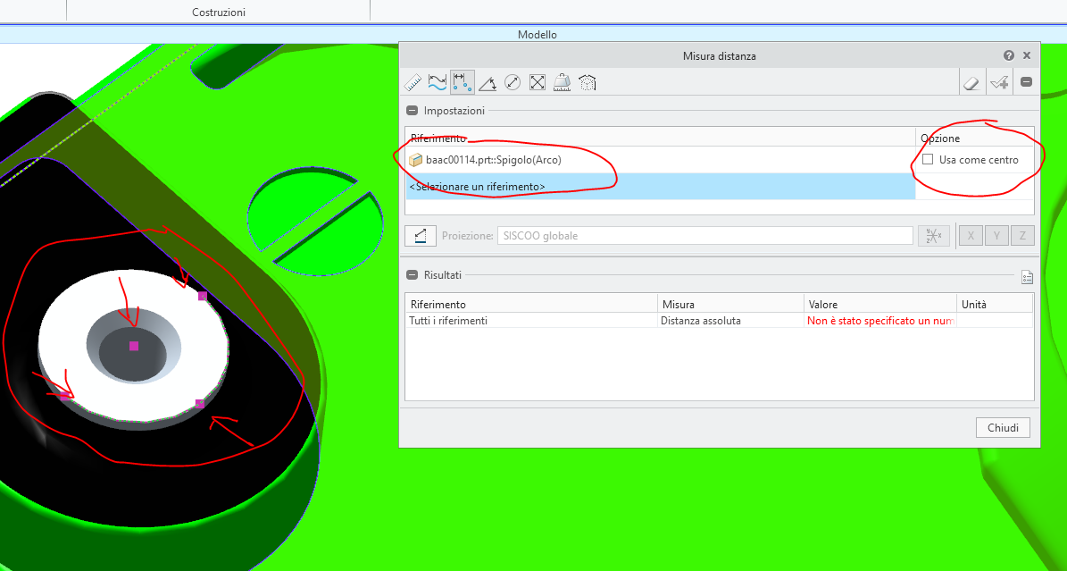 Impossible to select edge and center entities in ... - PTC Community