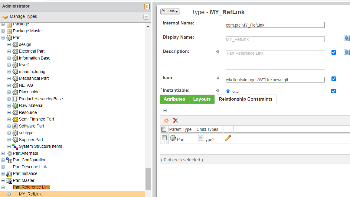 Alias Attribute Mapping For A Wtpart To Display Wt Ptc Community