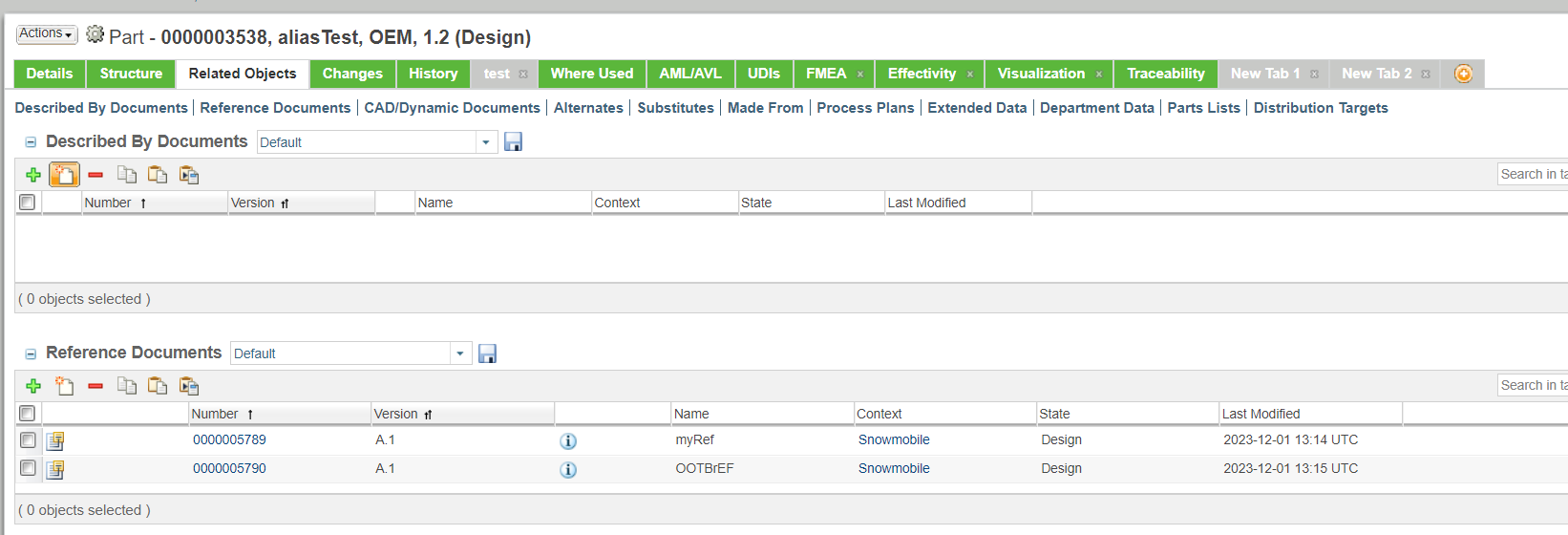 Alias Attribute Mapping For A Wtpart To Display Wt Ptc Community