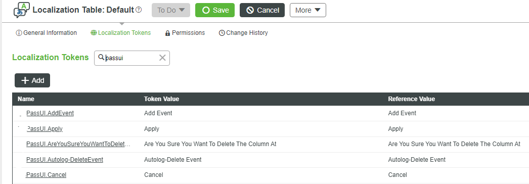 Solved: How to convert 'Localization Table: Default' to ot... - PTC Community