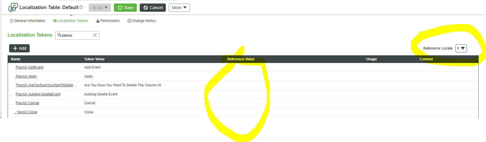 Solved How To Convert Localization Table Default To Ot Ptc Community