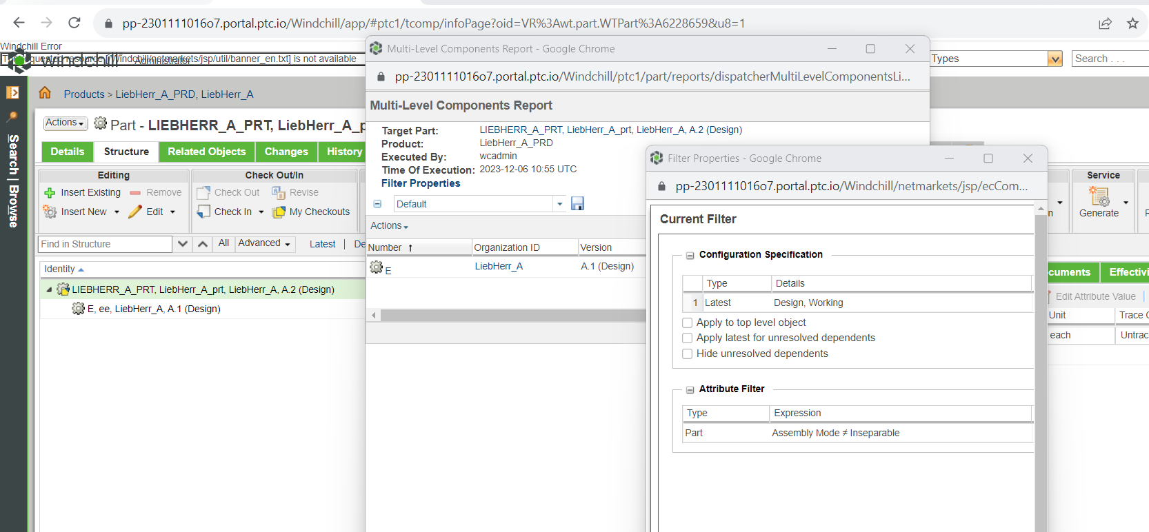 Solved: How to stop traversing a structure based on part t... - PTC ...