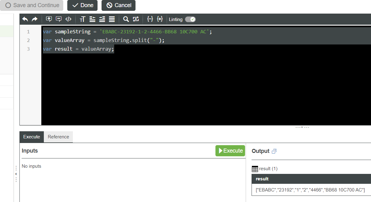 Solved Can I Divide A String Into Several Substrings And Ptc Community