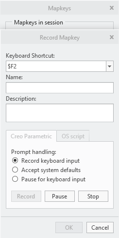Solved: Pause for keyboard input in mapkeys - PTC Community