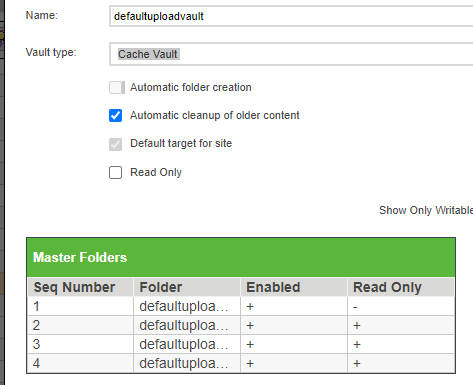 Solved: Shifting Default Upload Vault to automatic folder ... - PTC Community
