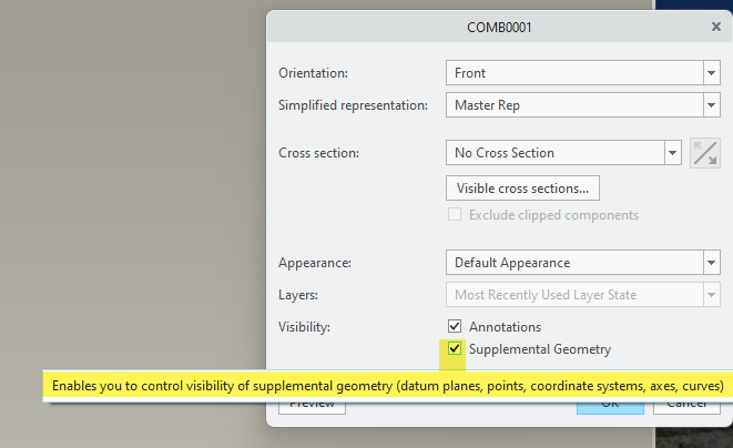 Solved: How can I bring back my default datum planes when ... - PTC Community