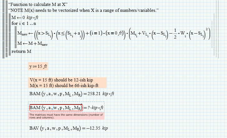 Solved: Simple beam analysis - moment equation...? - PTC Community
