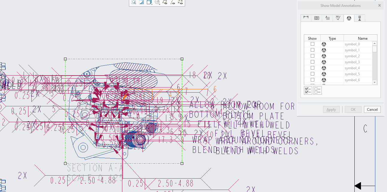 Solved: Show Model Annotations for Weld Symbols on Top Lev... - PTC ...