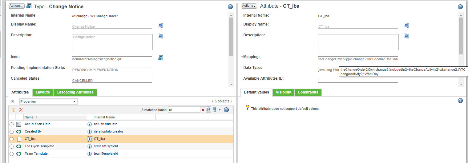 Solved: Sending the Attribute in the change task to the Ch... - PTC Community
