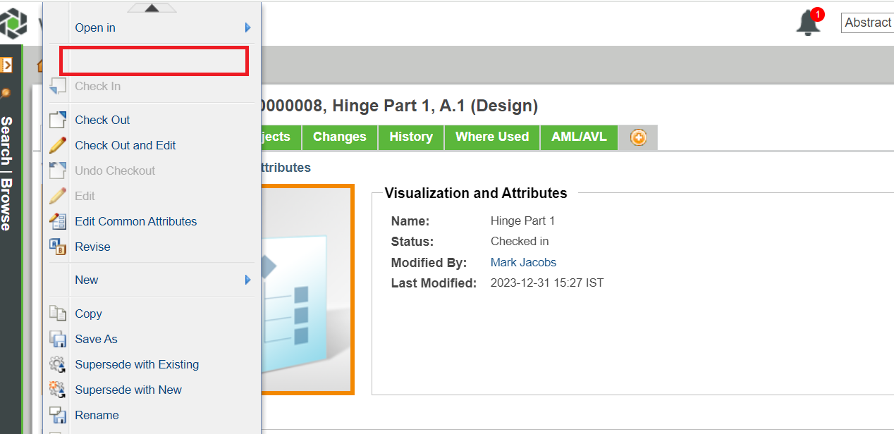 Solved: Unable to see label of action created in action fr... - PTC Community