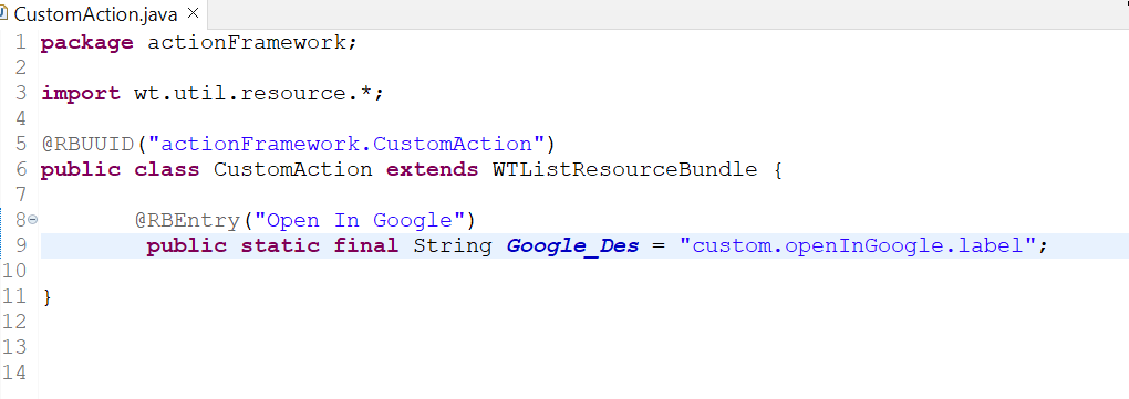 Solved: Unable to see label of action created in action fr... - PTC Community