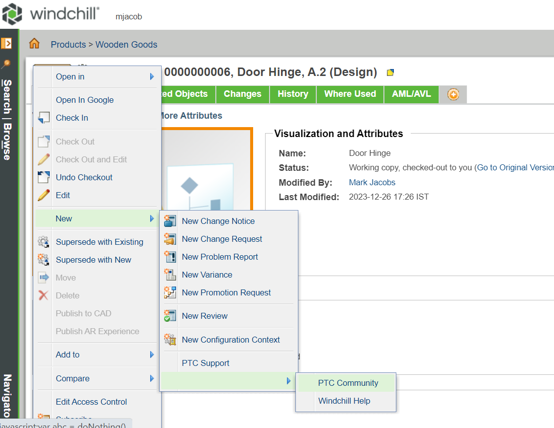Solved: Unable to see label of action created in action fr... - PTC Community