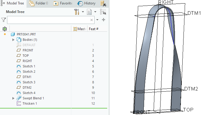 Solved: How do I Create a Bend Like This for A Handle? - PTC Community