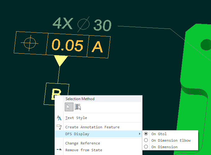 Solved: Moving Datum Tag to a Note in drawing - PTC Community
