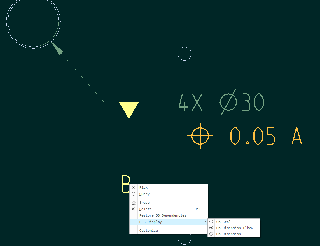 Solved: Moving Datum Tag to a Note in drawing - PTC Community