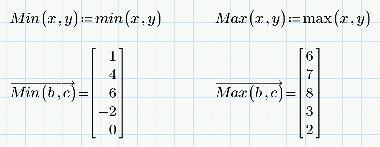 Solved: Min/Max at each index between 2 matricies - PTC Community
