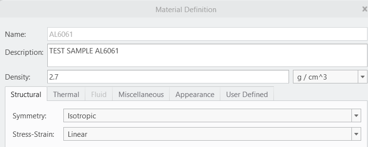 Solved: Material Description Syntax - PTC Community