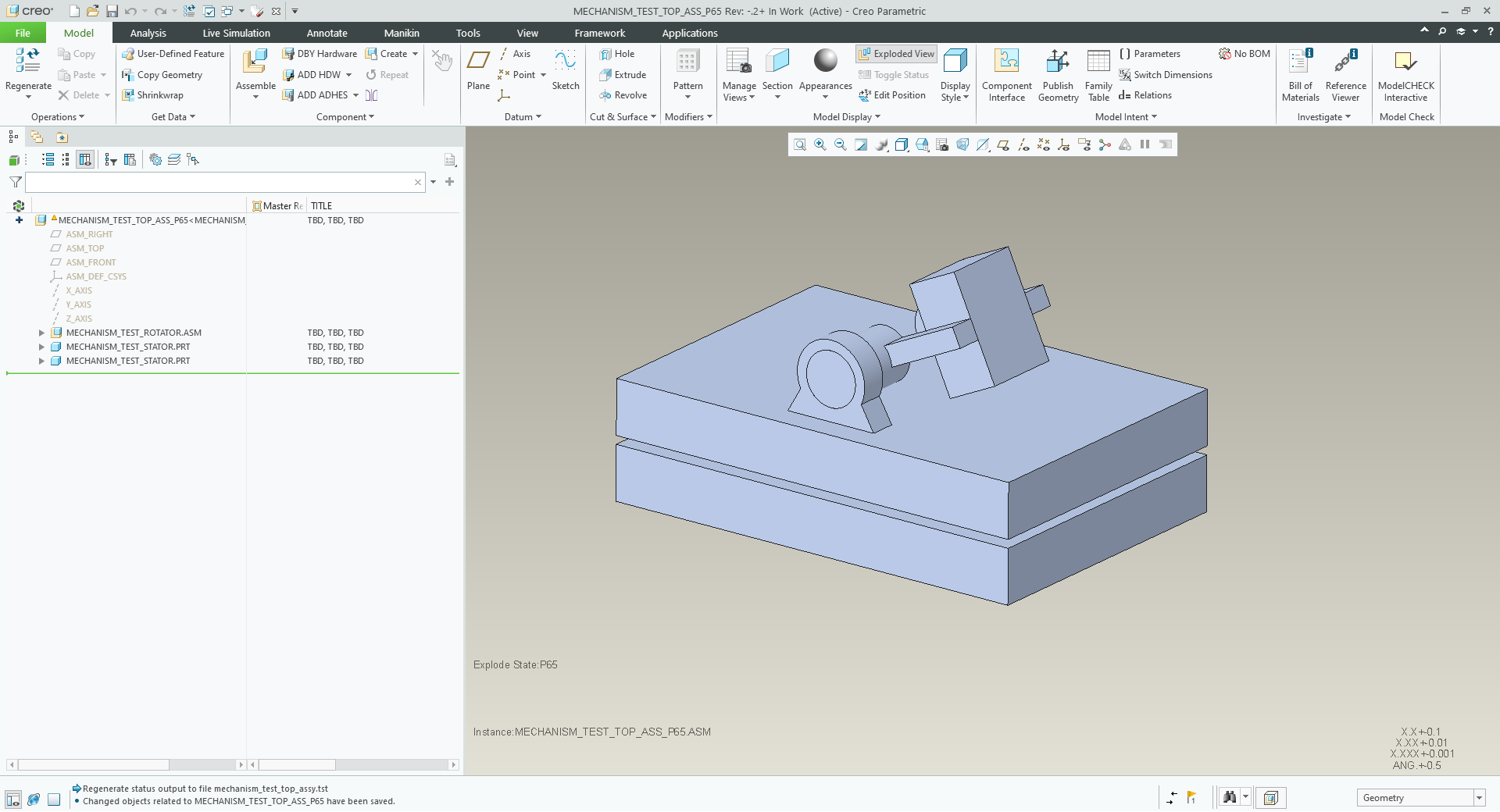 Depicting a rotating assembly in multiple position... - PTC Community