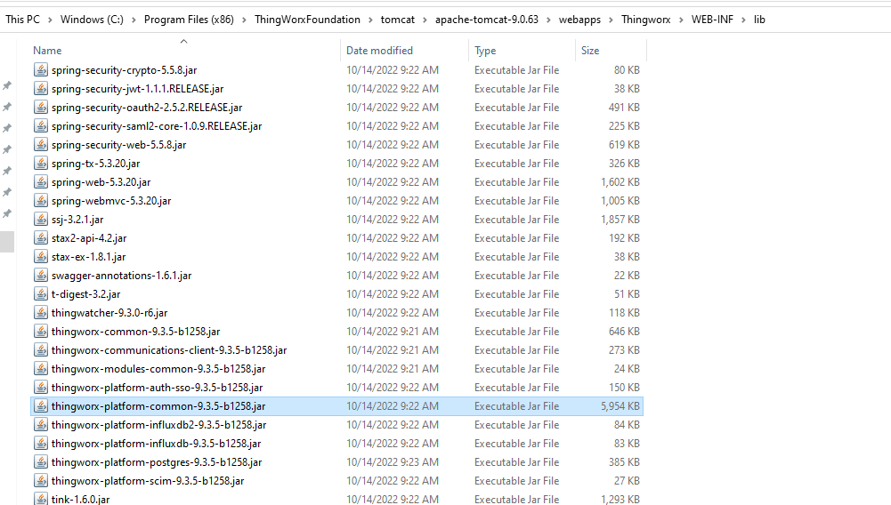 Solved Thingworx Tomcat Not Starting After The System Upd Ptc Community