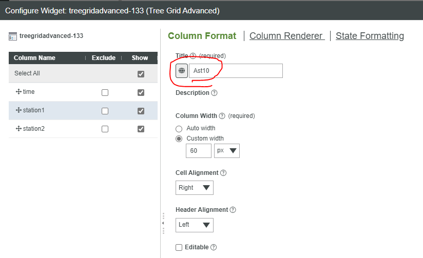 Solved: Tree grid advanced - code generated config - PTC Community