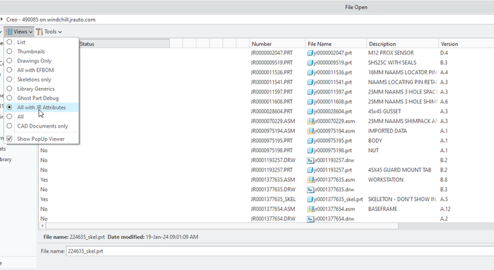 Solved: File Open Dialogue Box - Views Management (adding ... - PTC ...