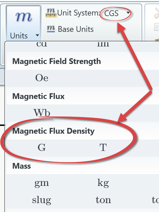 Solved: One magnetic task: SI vs CGS - PTC Community