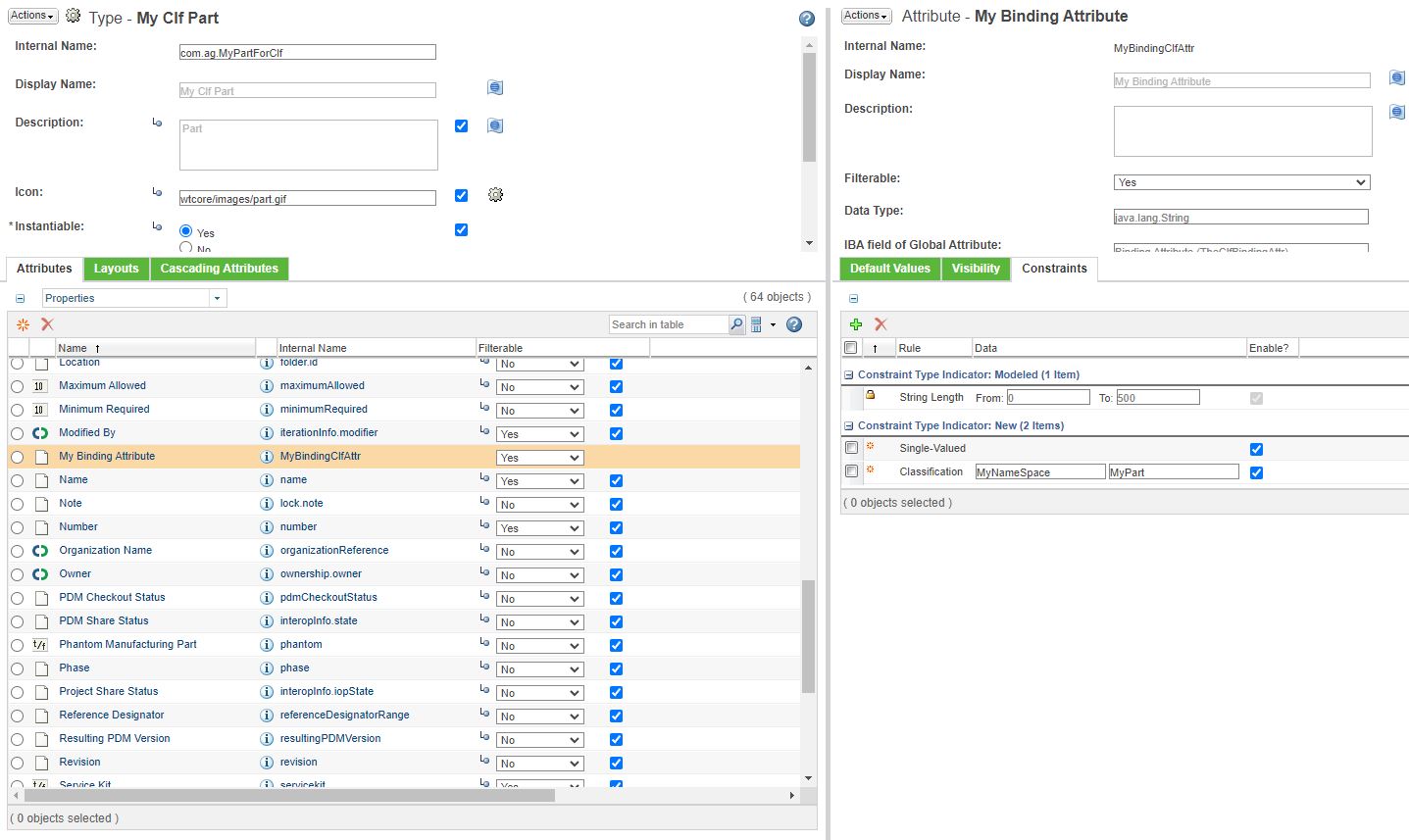 Solved: Issues with Classification Attribute - PTC Community