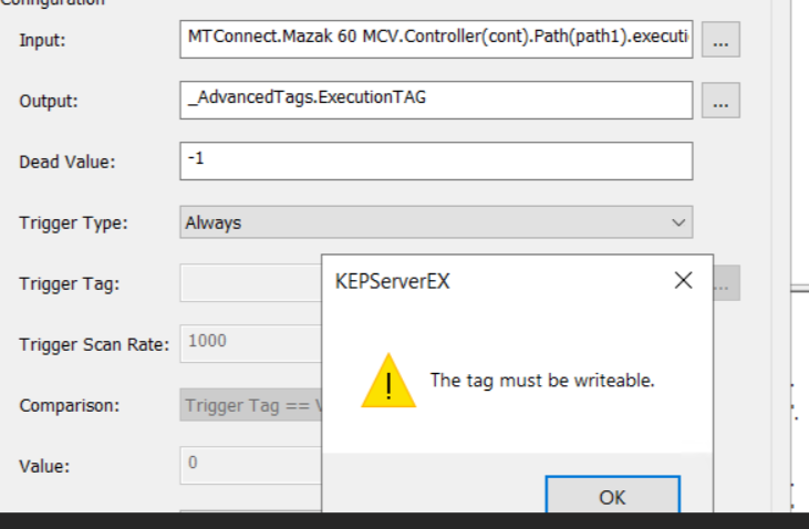 Solved: Static String to create an advance tag - PTC Community