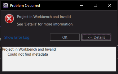 Solved: Error importing an existing extension into Eclipse... - PTC Community
