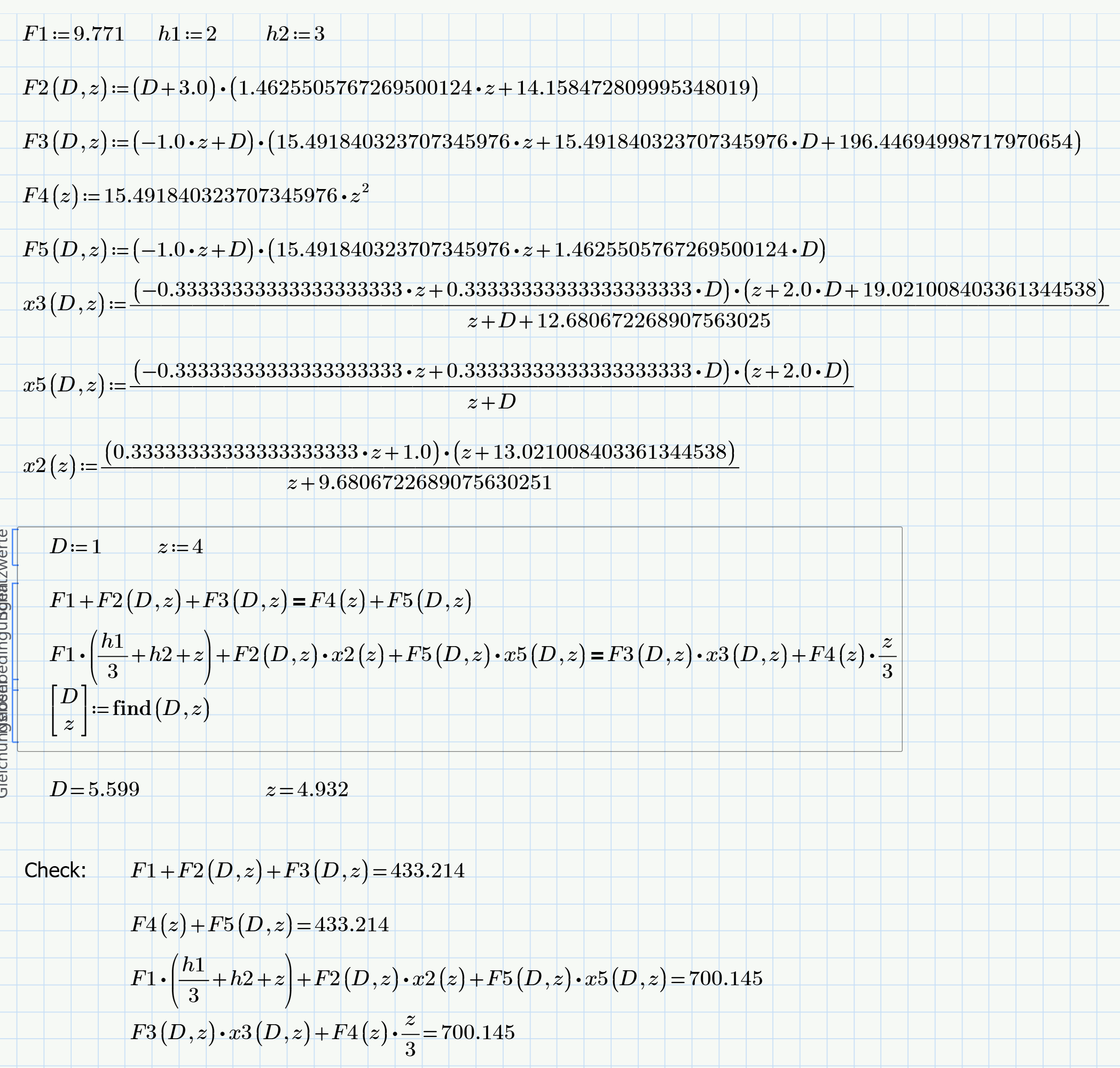 solving system of equations in solvebock - PTC Community