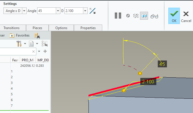 Solved: Chamfer dimesioning & tolerancing - PTC Community